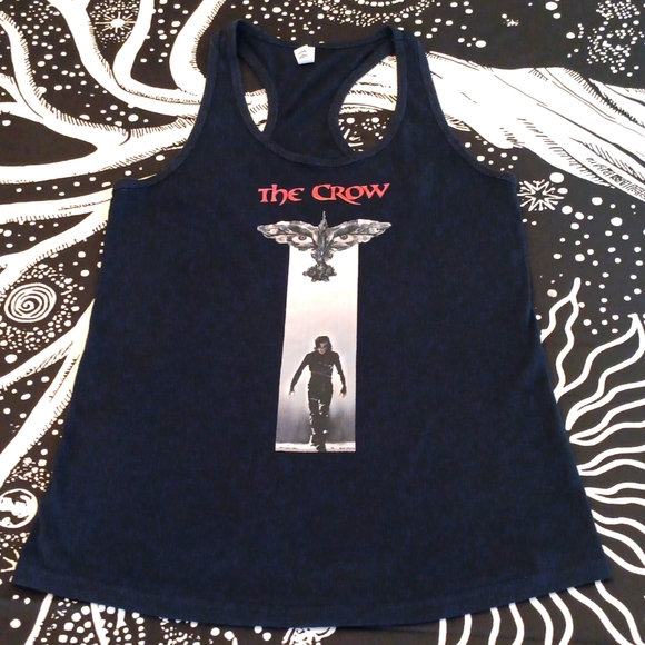 Next Level Apparel | Tops | New Womens Navy Blue The Crow Tank Top ...
